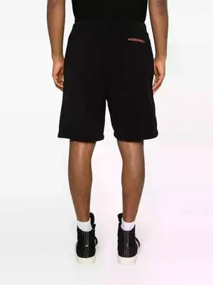 Dsquared2 Logo-print Cotton Track Shorts - Black