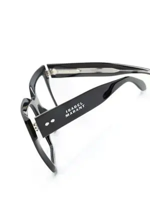 Isabel Marant Oversized Frame Glasses - Black