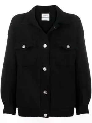 BARRIE Contrast-stitching Denim-effect Jacket
