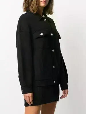 BARRIE Contrast-stitching Denim-effect Jacket