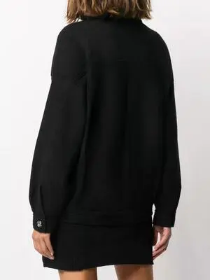 BARRIE Contrast-stitching Denim-effect Jacket
