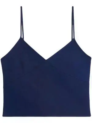 AMI Paris V-neck Camisole Top - Blue