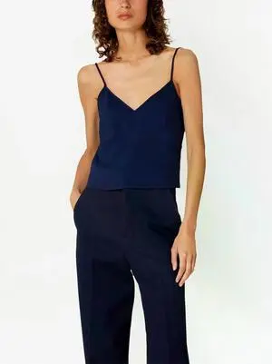 AMI Paris V-neck Camisole Top - Blue