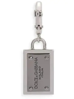 Dolce & Gabbana Silver Tone Tech Accessories For Men