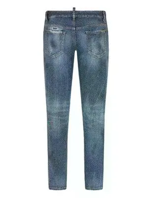 Dsquared2 Sailor Crystal-embellished Slim Jeans