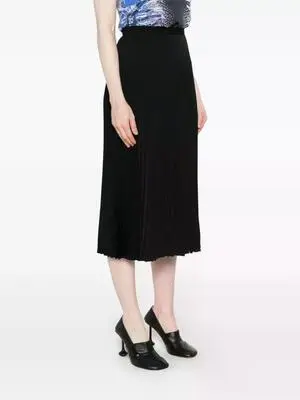 MAISON MARGIELA Pleated Midi Skirt