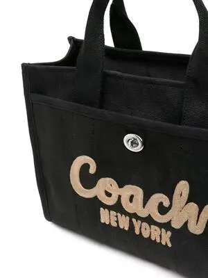 COACH Logo-appliqué Tote Bag - Black
