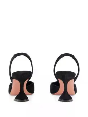 Amina Muaddi 70mm Holli Slingback Pumps