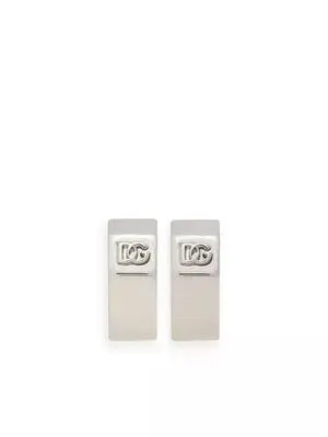 Dolce & Gabbana Dg Logo Earrings - Silver