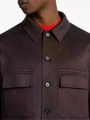 Zegna Alba Oasi Cashmere Overshirt - Red