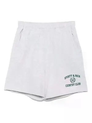 SPORTY & RICH Varsity Crest Gym Shorts