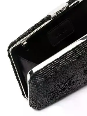 Staud Carmella Beaded Clutch Bag