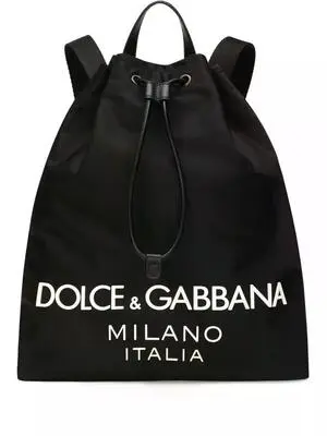 Dolce & Gabbana Logo-print Backpack - Black