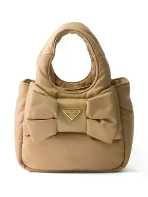 Prada Padded Re-nylon Mini Bag - Neutrals