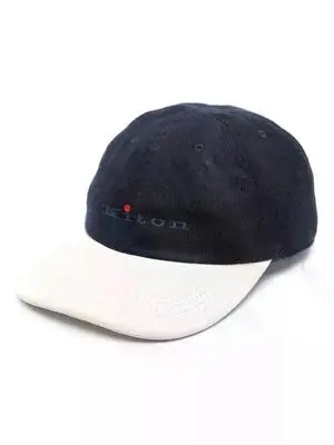 Kiton Logo-embroidered Baseball Cap - Blue