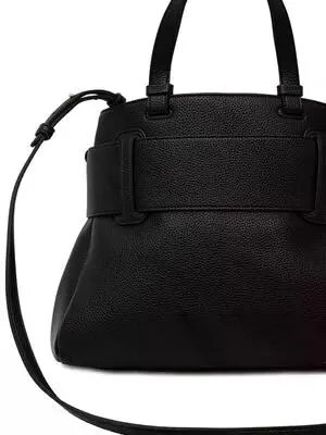 Armani Exchange Textured Leather Tote Bag