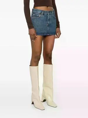 Wardrobe.NYC Micro Mini Denim Skirt