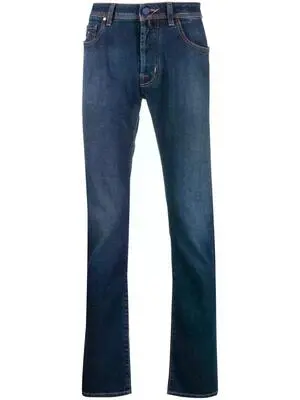 Jacob Cohen Embroidered Jeans For Men