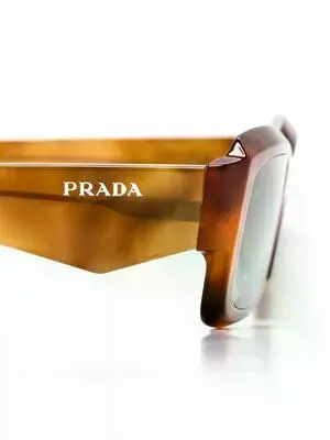 Prada Symbole Rectangle-frame Sunglasses