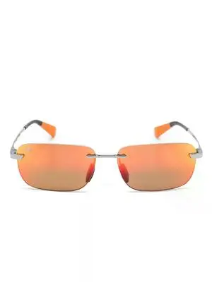 Maui Jim Lanakila Rimless Sunglasses - Silver