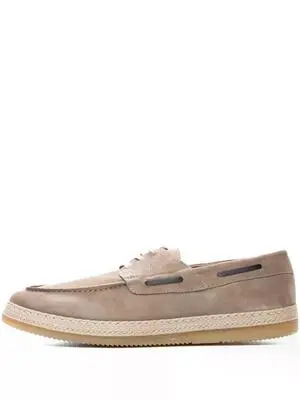 POCHE PARIS Suede Boat Shoes