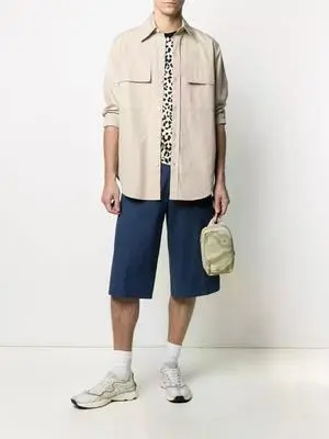 Kenzo Long Cotton Shorts