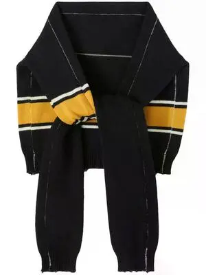 AMBUSH Knitted Jumper-style Shawl - Black