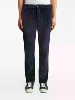Etro Paisley Jacquard Slim-cut Trousers