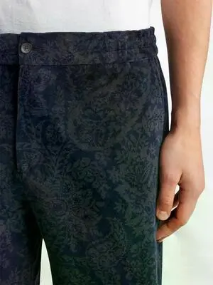 Etro Paisley Jacquard Slim-cut Trousers