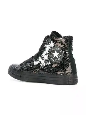 CONVERSE All Star Sequin Hi-top Sneakers - Black