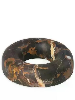 BLOC STUDIOS Medium Marmo Donuts Decorative Object - Brown