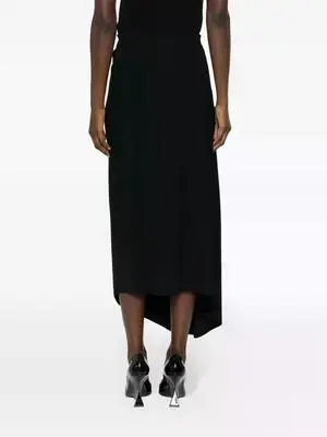 Gauge81 Ribbed Asymmetric Skirt