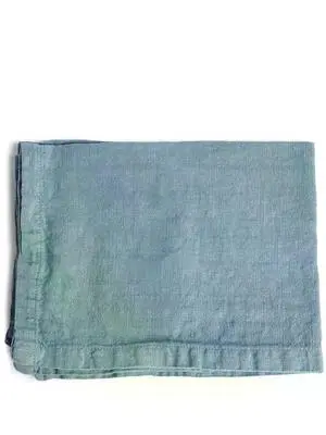 ONCE MILANO Tonal-stitching Linen Placemats - Blue