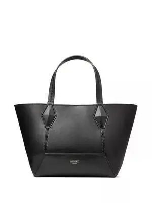 JIMMY CHOO Small Diamond Tote Bag - Black