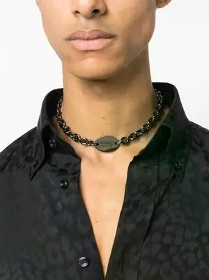 Dsquared2 Logo-plaque Chain-link Necklace