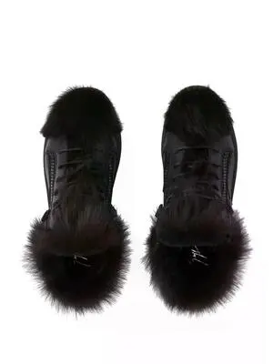 GIUSEPPE ZANOTTI Marlena Winter Mid-top Sneakers - Black
