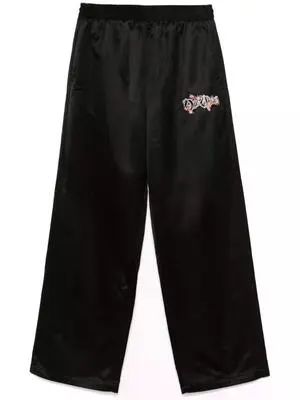 Off-White Logo-embroidered Trousers