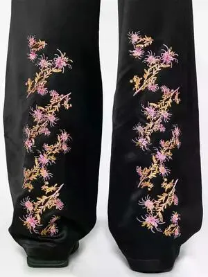 Off-White Logo-embroidered Trousers