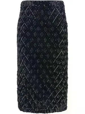 P.a.r.o.s.h Sequinned Midi Skirt