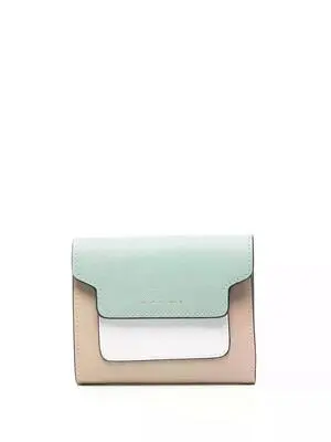 Marni Logo-print Leather Wallet - Brown