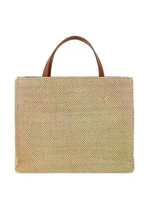 FERRAGAMO Logo-embroidered Tote Bag