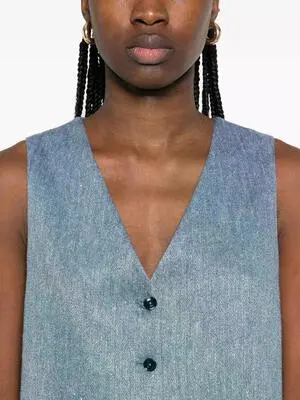 CIRCOLO 1901 Denim Waistcoat