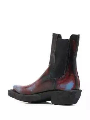 Camper Leather Ankle Boots