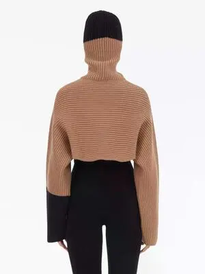 FERRAGAMO Colour-block Ribbed Jumper