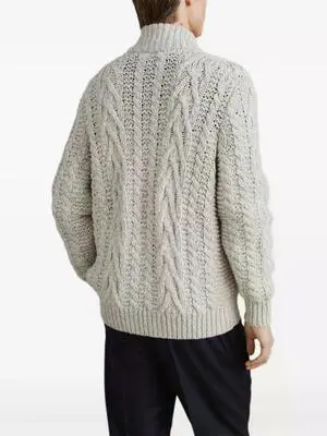 Brunello Cucinelli Cable-knit Zip-up Cardigan