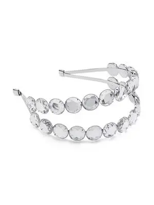 JIMMY CHOO Double Row Crystal Embellished Headband