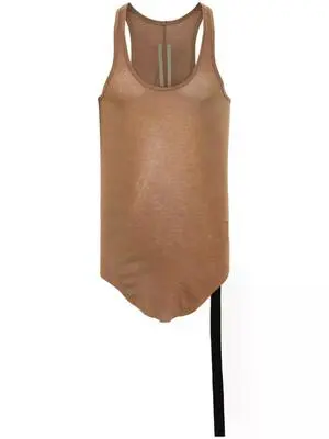 Rick Owens Khaki Cotton Tank Top - Brown