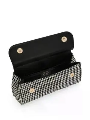 Dolce & Gabbana Medium Sicily Houndstooth Tote