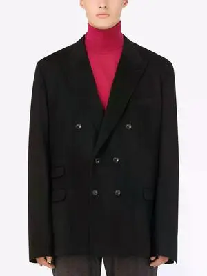 Dolce & Gabbana Double-breasted Cashmere Blazer - Blue