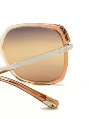 Chloé Square-frame Sunglasses - Orange